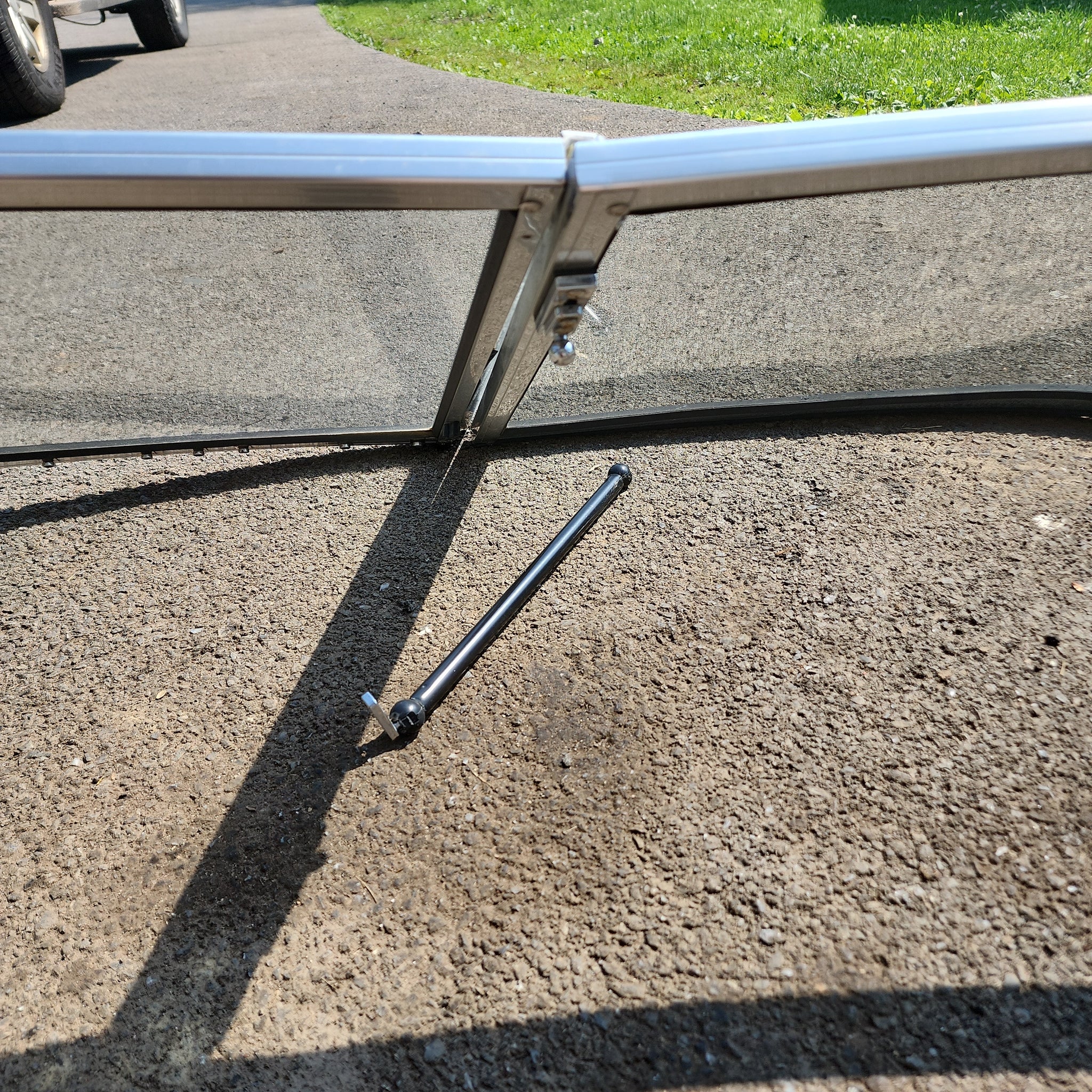 Four Winns Horizon Bowrider Boat Curved Glass Windshield Water Bonnet ...