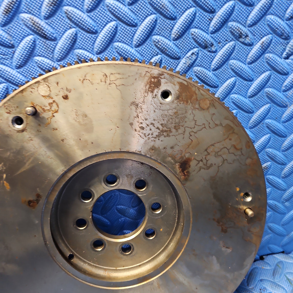 Volvo Penta AQ 130 B20 4 Cylinder 8 Bolt Flywheel And Ring Gear 132633 ...