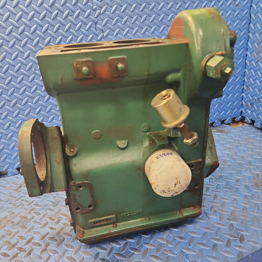 Volvo Penta MD7A 2 Cylinder Diesel Engine Block Sump Crank Pistons Sho ...